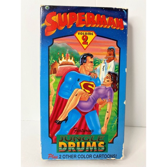 DC Comics | Media | Superman Volume 2 Featuring Jungle Drums Vhs | Poshmark